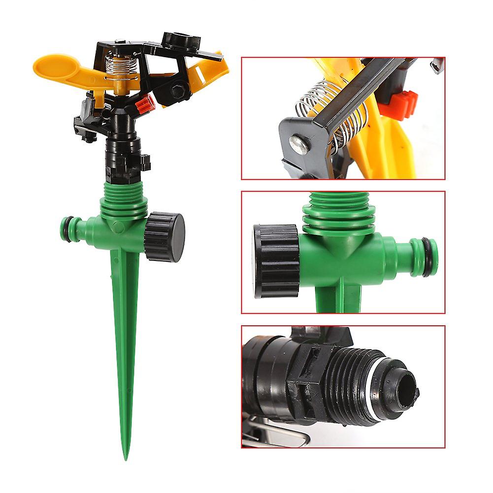 360 Rotating Sprinkler Water Sprayer Adjustable Durable,impact ...