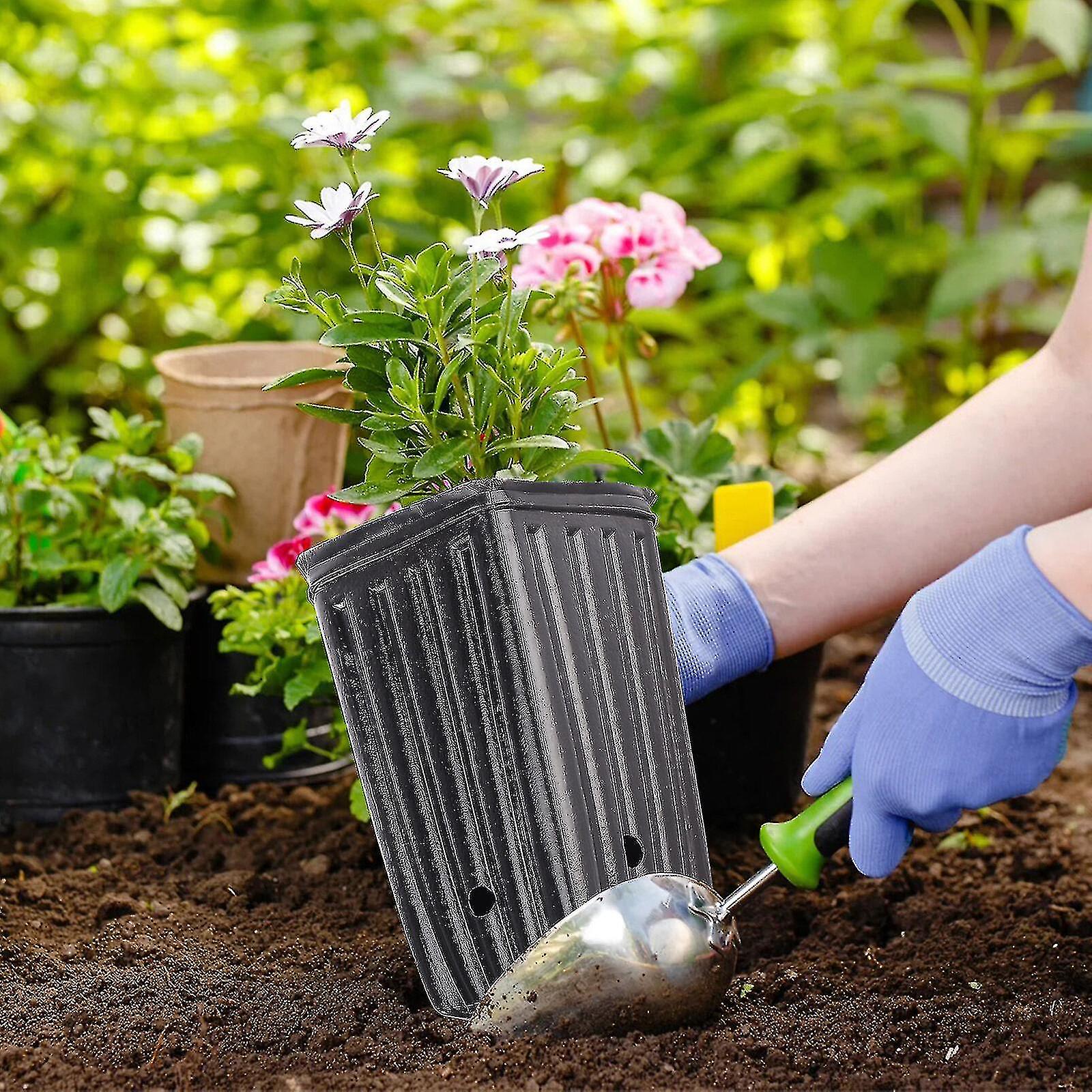 Thickened Deep Nursery Treepots - 20pcs Planting Basin Tall Tree Pots ...