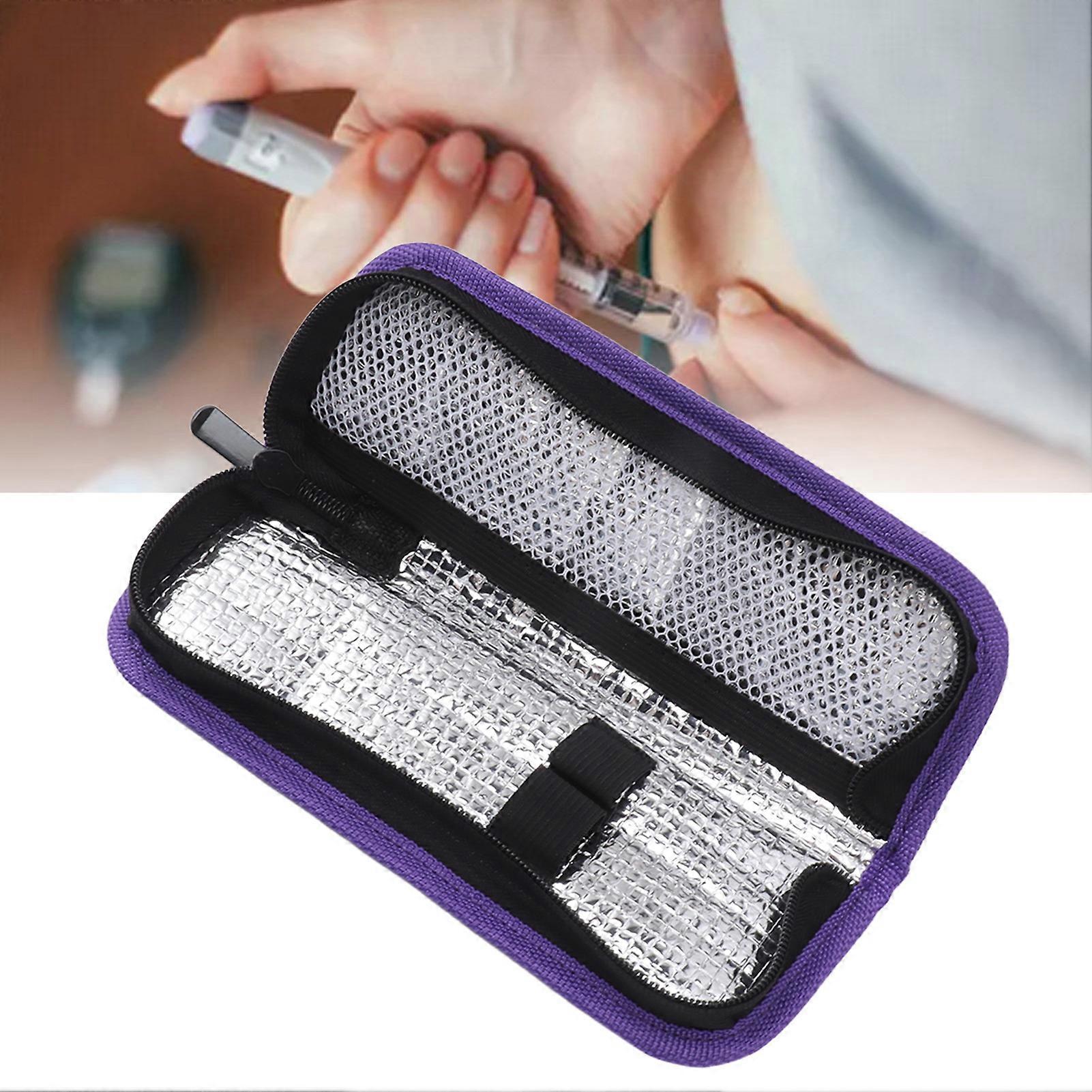 Insulin Carrying Case Portable Travel Organizer Coller Bag for Diabetes ...