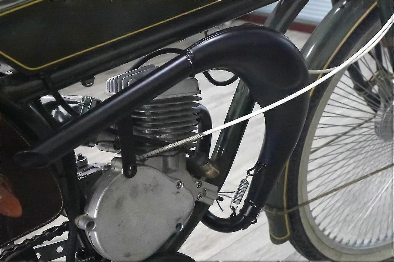 Unique Pipepipe Muffler Black Fit 50 80cc 2 Stroke Bike Gas Engine ...