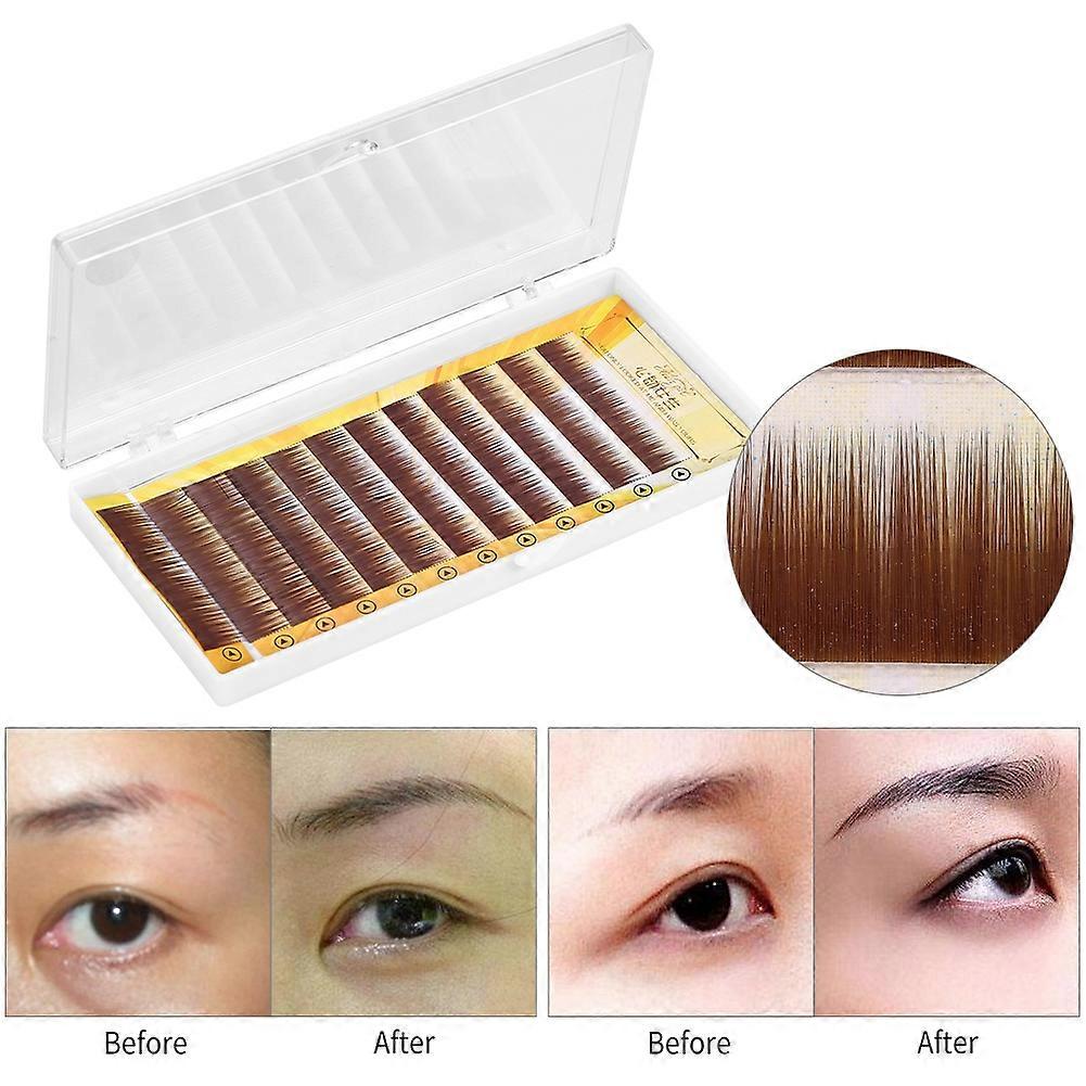 Mixed Dark Brown False Eyebrow Extension Fake Eyebrow Enhancer ...