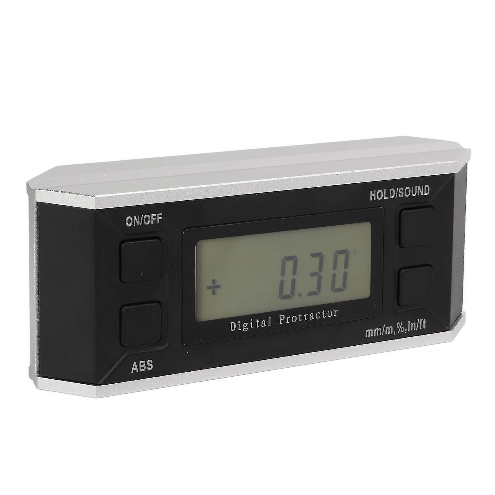 4x90 Digital Protractor LCD Electronic Inclinometer Angle Level Finder ...