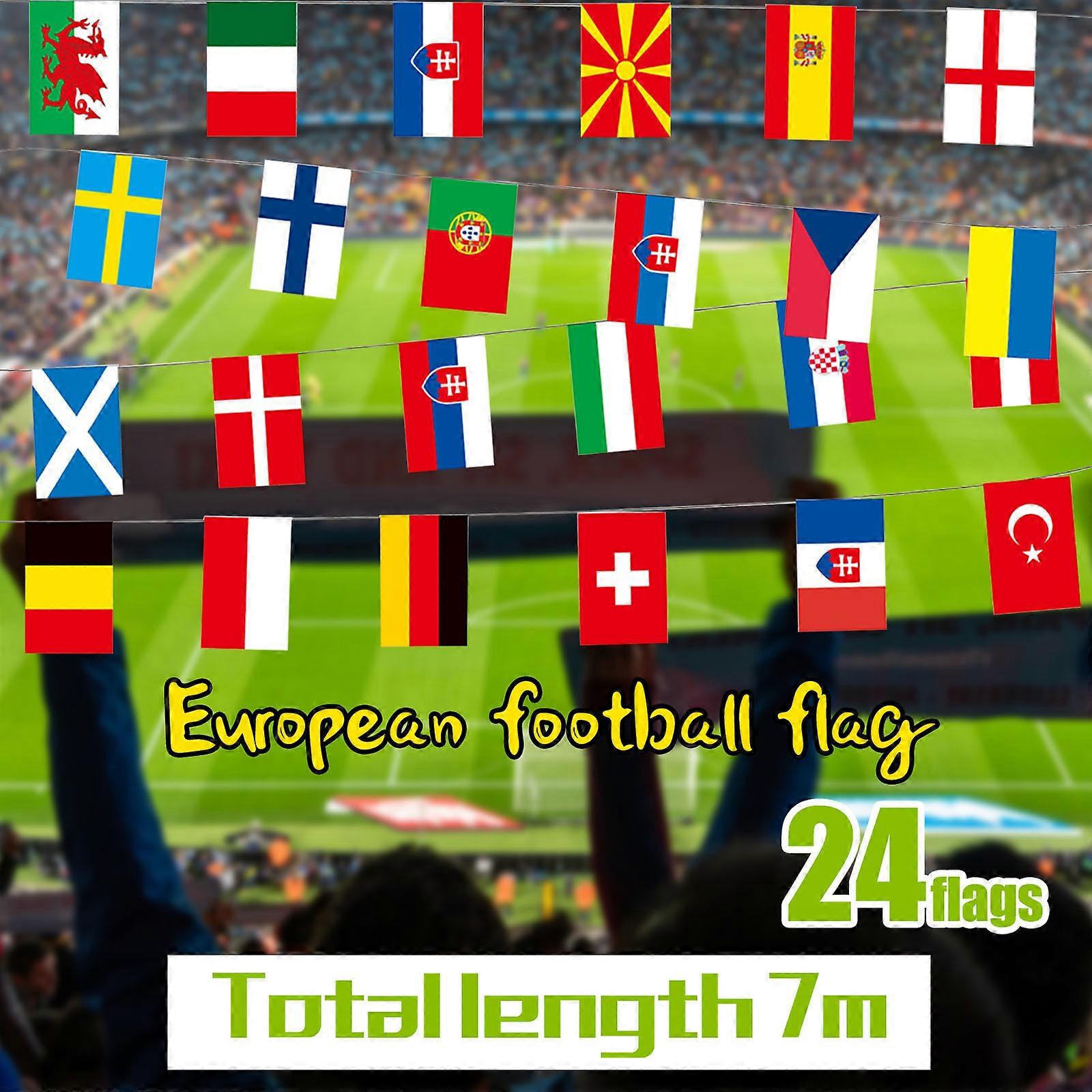 European Cup String Flags World Countries Flags 2024 European Cup ...