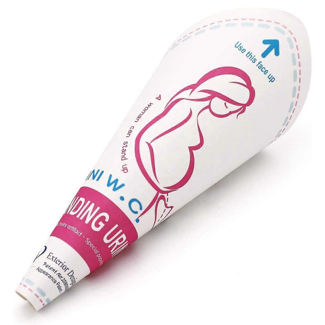 30 Count Disposable Paper Female Urinal Pee Urine Devices for Travel ...