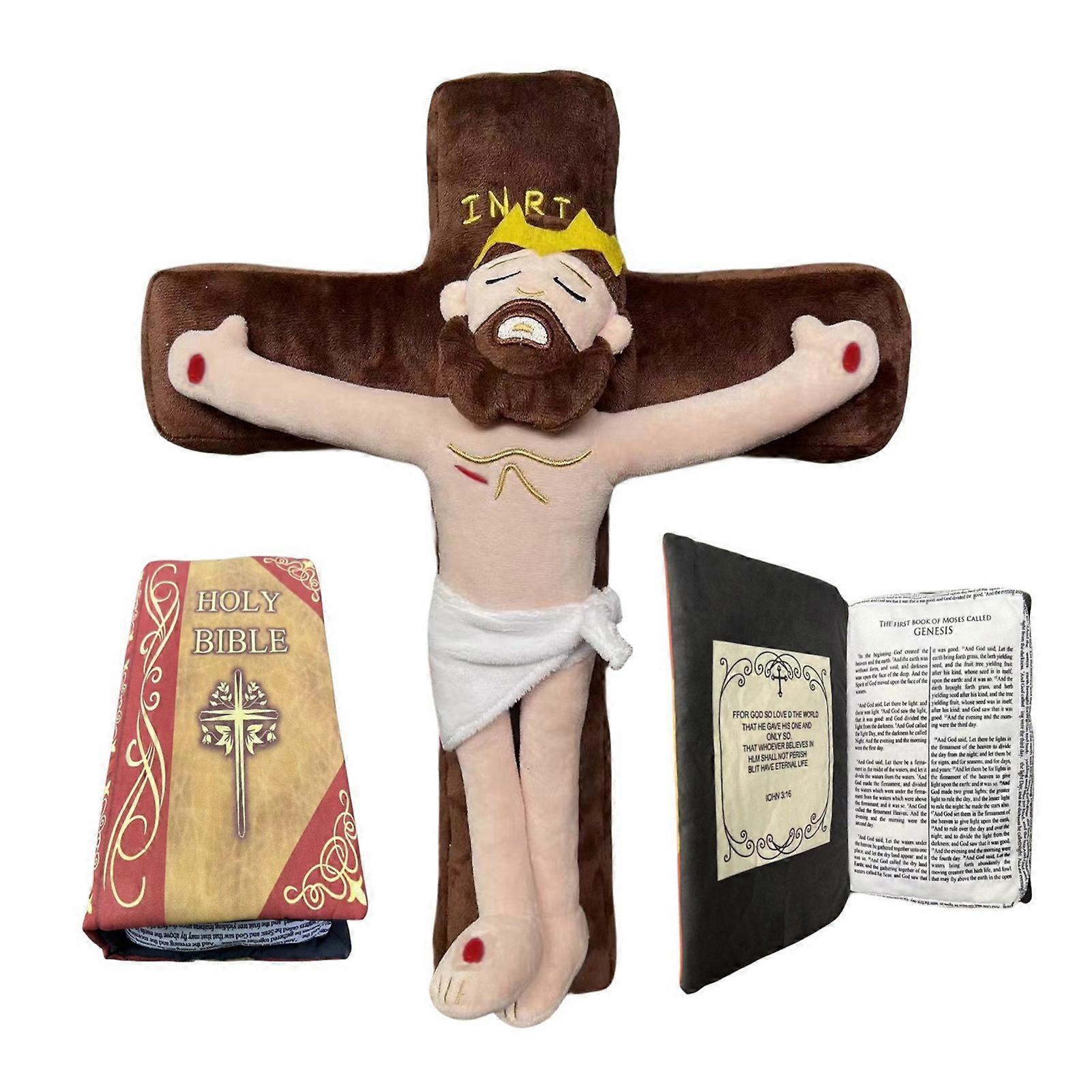 Jesus Plush Doll Soft Figure Stuffed Toy Realistic Design Home Decor ...