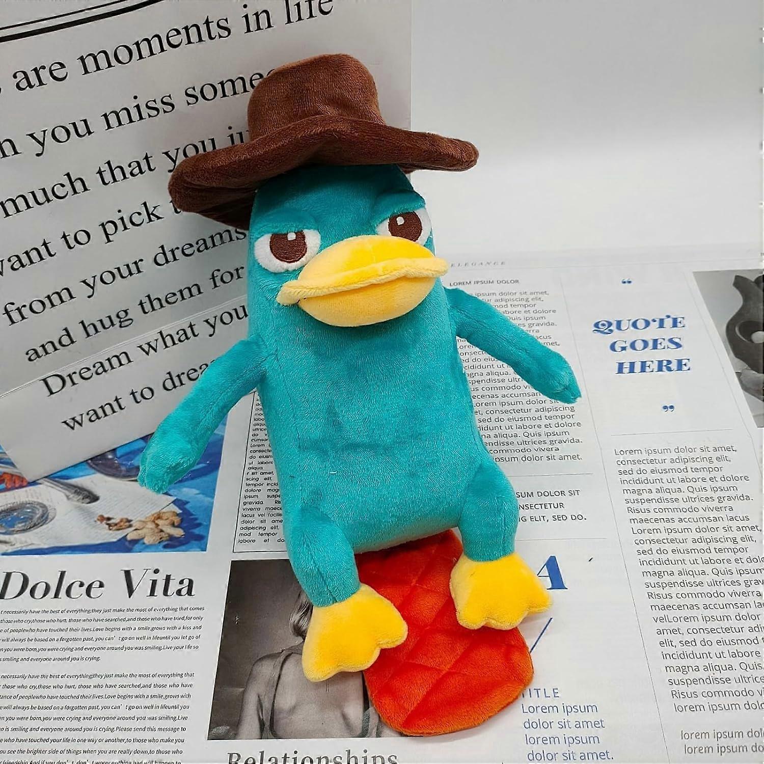 Perry The Platypus Plush Doll, Cut Duck Plush Stuffed Doll Plush Toys ...