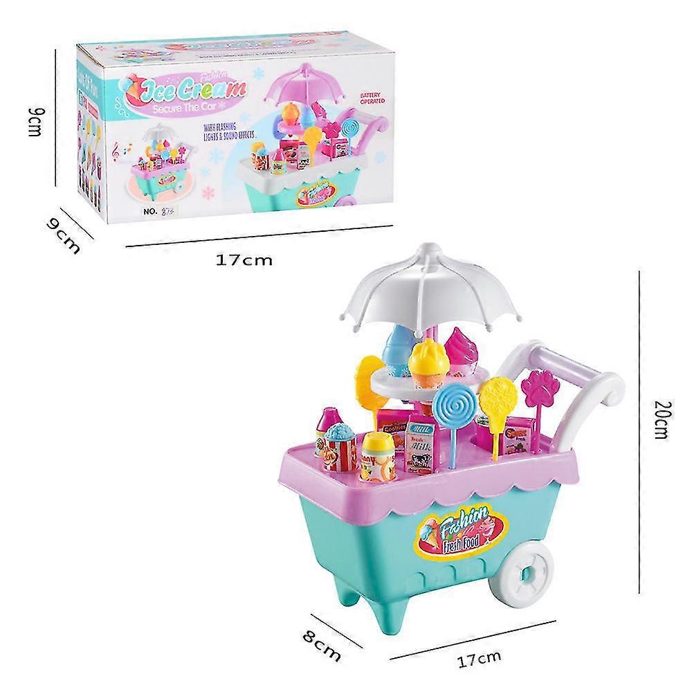 Music Ice Cream Trolley Kids Learn Ice Cream Cart Deluxe , Ice-cream ...