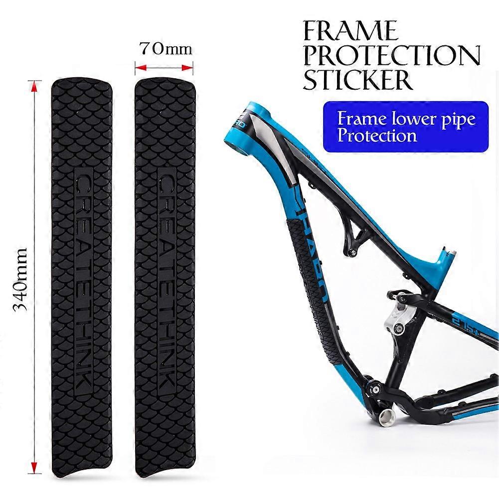 MTB Bike Universal Frame Protection Bicycle Silica Gel Frame Protection ...