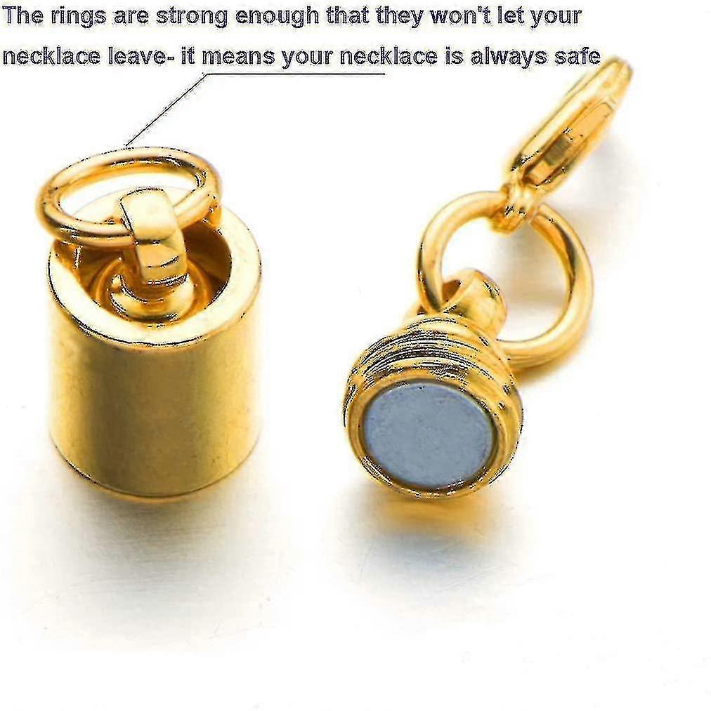 Screw Magnetic Clasps For Necklaces Safety Magnetic Locking Jewelry ...