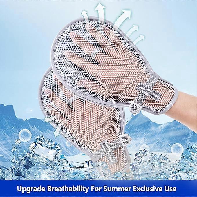 Medical Restraint Gloves - Set of 2, Hand Protection Gloves for ...