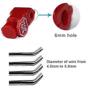 Lock Stop Lock 100 Pieces Plastic Red Stop Lock Anti-Theft Lock Retail ...