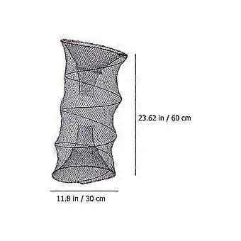 Crawfish Bait Crawdad Catcher Foldable Crab Net Collapsible Fishing Net ...