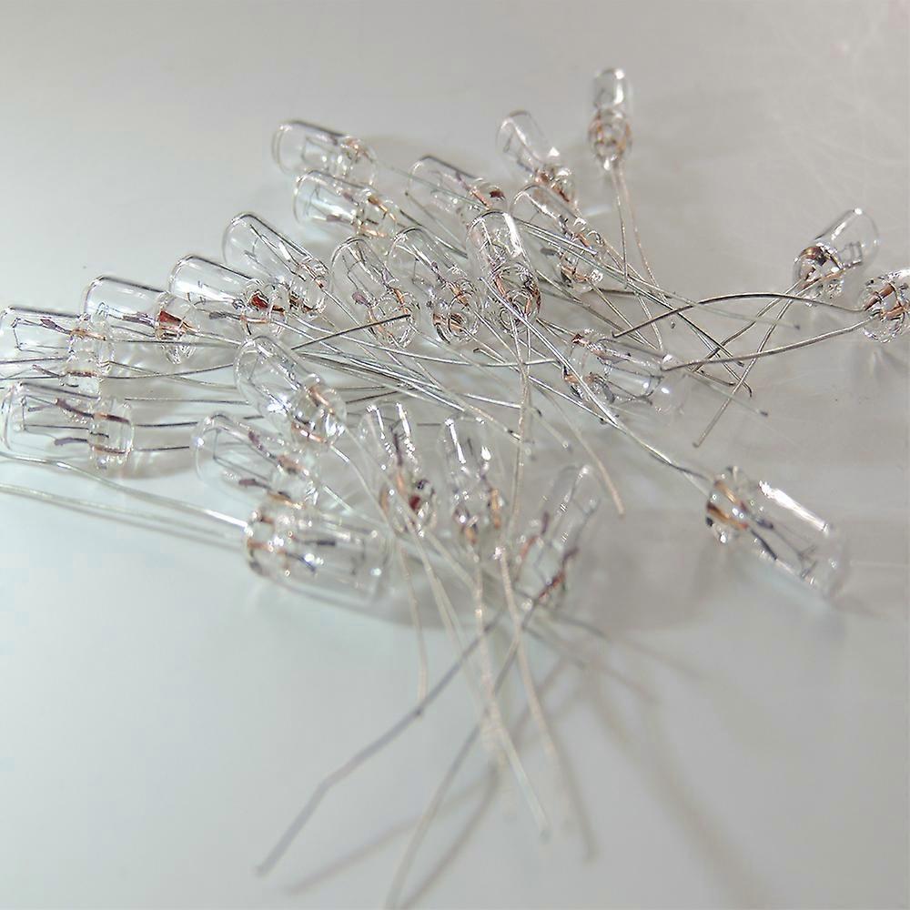 1 W Led Light Bulb 50pcs Clear 3mm Mini Bulbs 1.5V Pre-Wired Grain Of ...