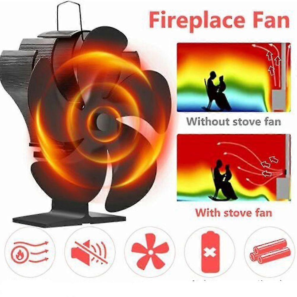 5 blade stove fan blades fireplace replacement stove fan blades ...