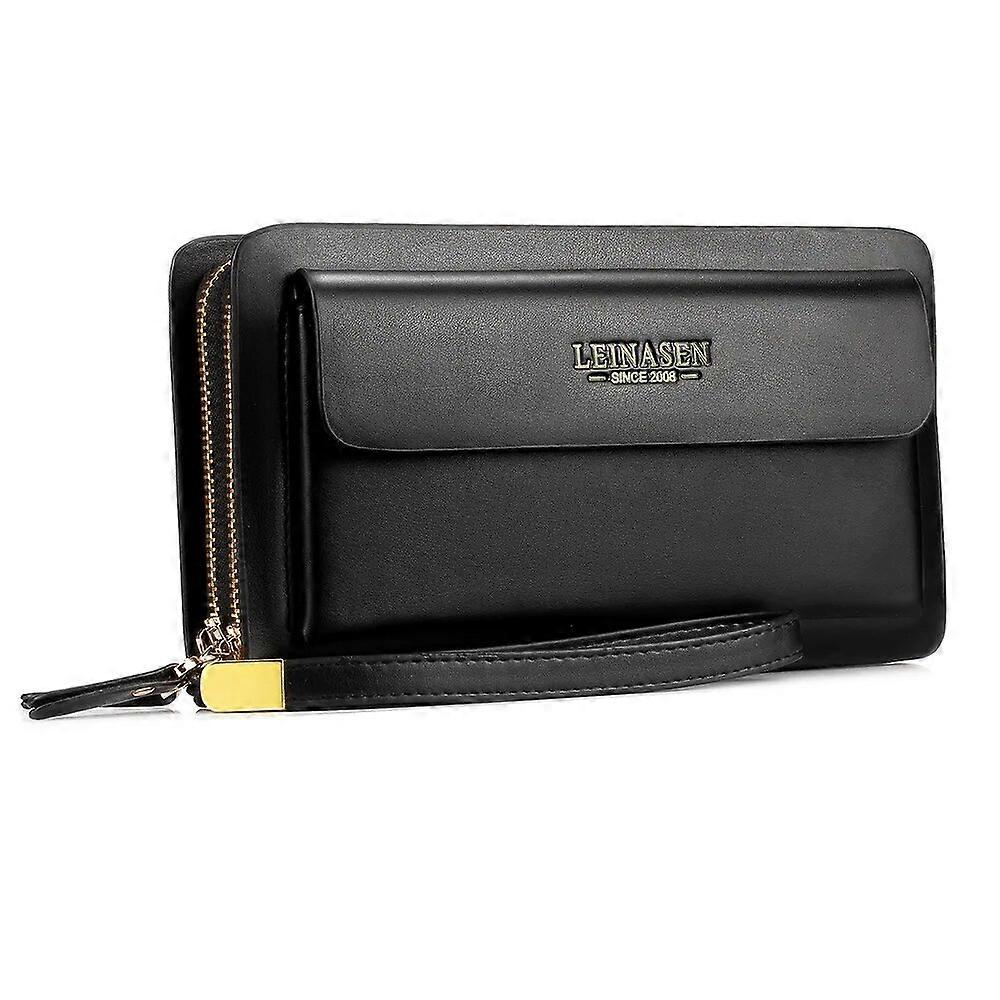 Men Clutch Bag Large Capacity Men Wallets Cell Phone Pocket Passcard ...