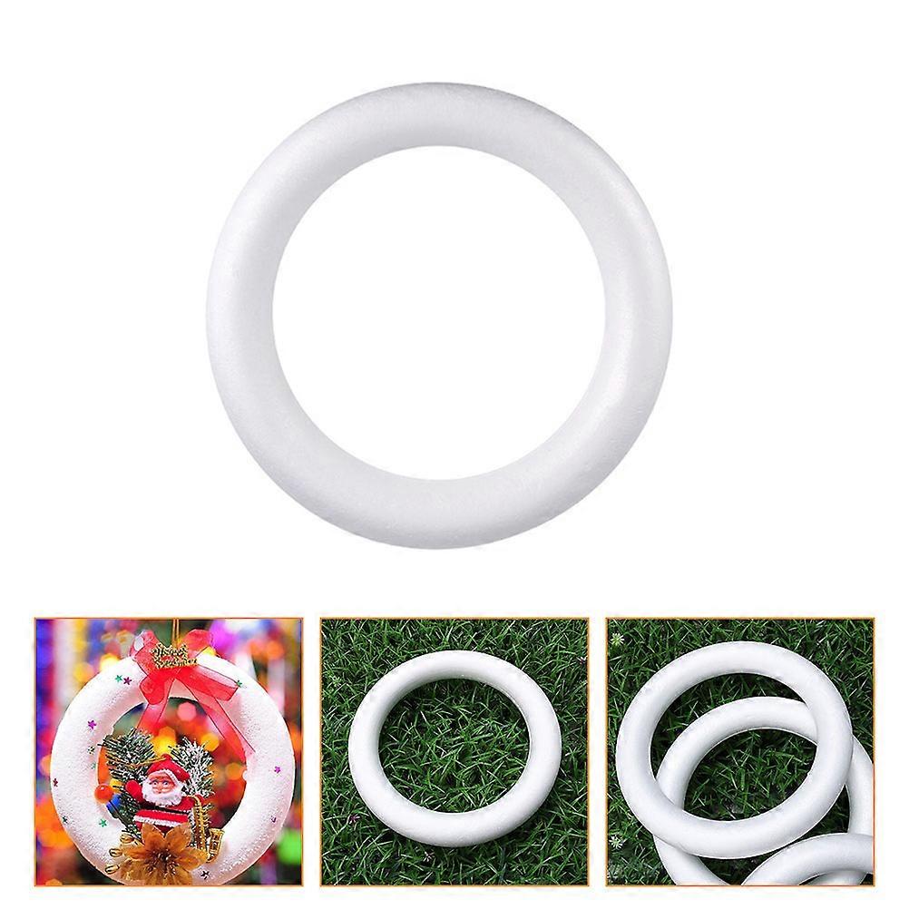 White Wreaths Front Door Round Foam Circles Modelling Mould Round Foam ...