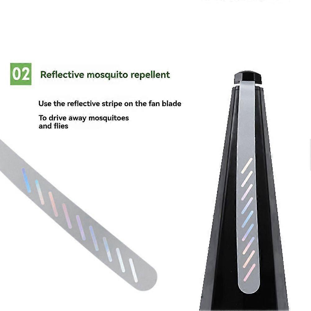 Portable USB Fly Fans for Table with Holographic Blades Scare Off Flies ...