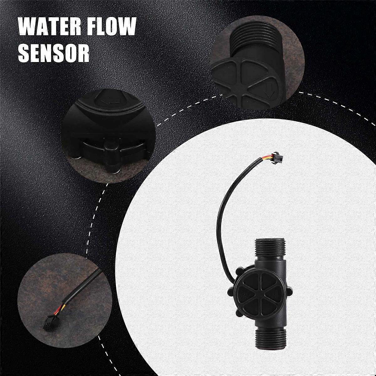 Water Flow Sensor DN25 DC3.5-24V 1 Inch 2-100L/Min Hall Flowmeter ...