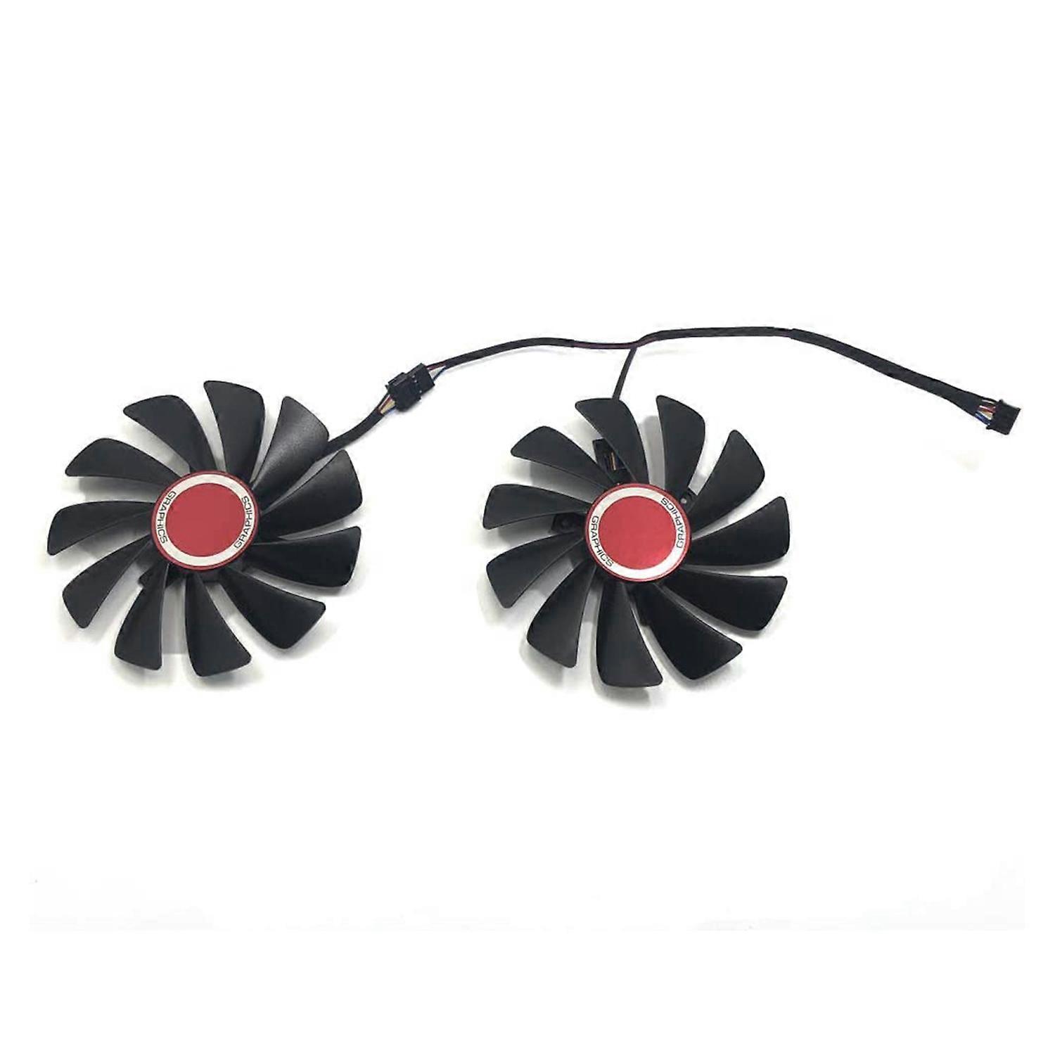 XFX 2PCS 95MM FDC10U12S9-C CF1010U12S Cooler Fan Replace for XFX AMD ...