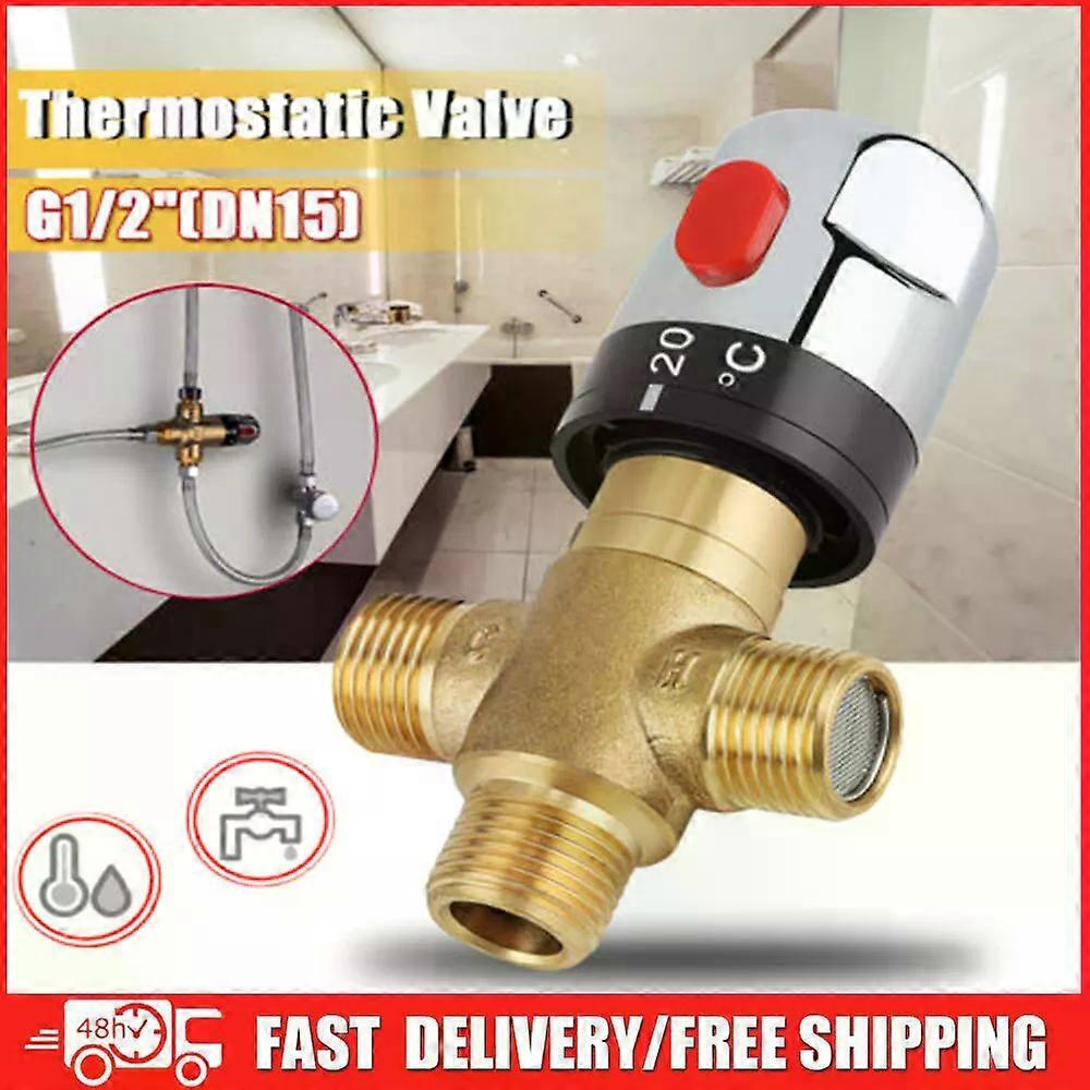 Water Temperature Mixing Valve Thermostatic Shower Mixer Controls ...
