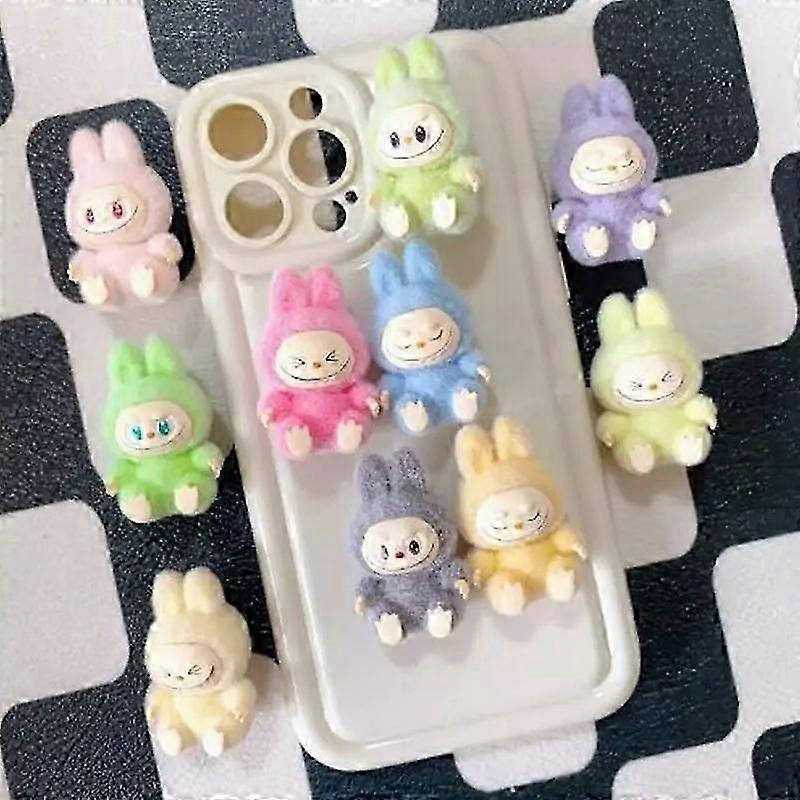 New 10pcs Mini Labubu Sitting Position Action Figure Cute Labubu Dolls ...