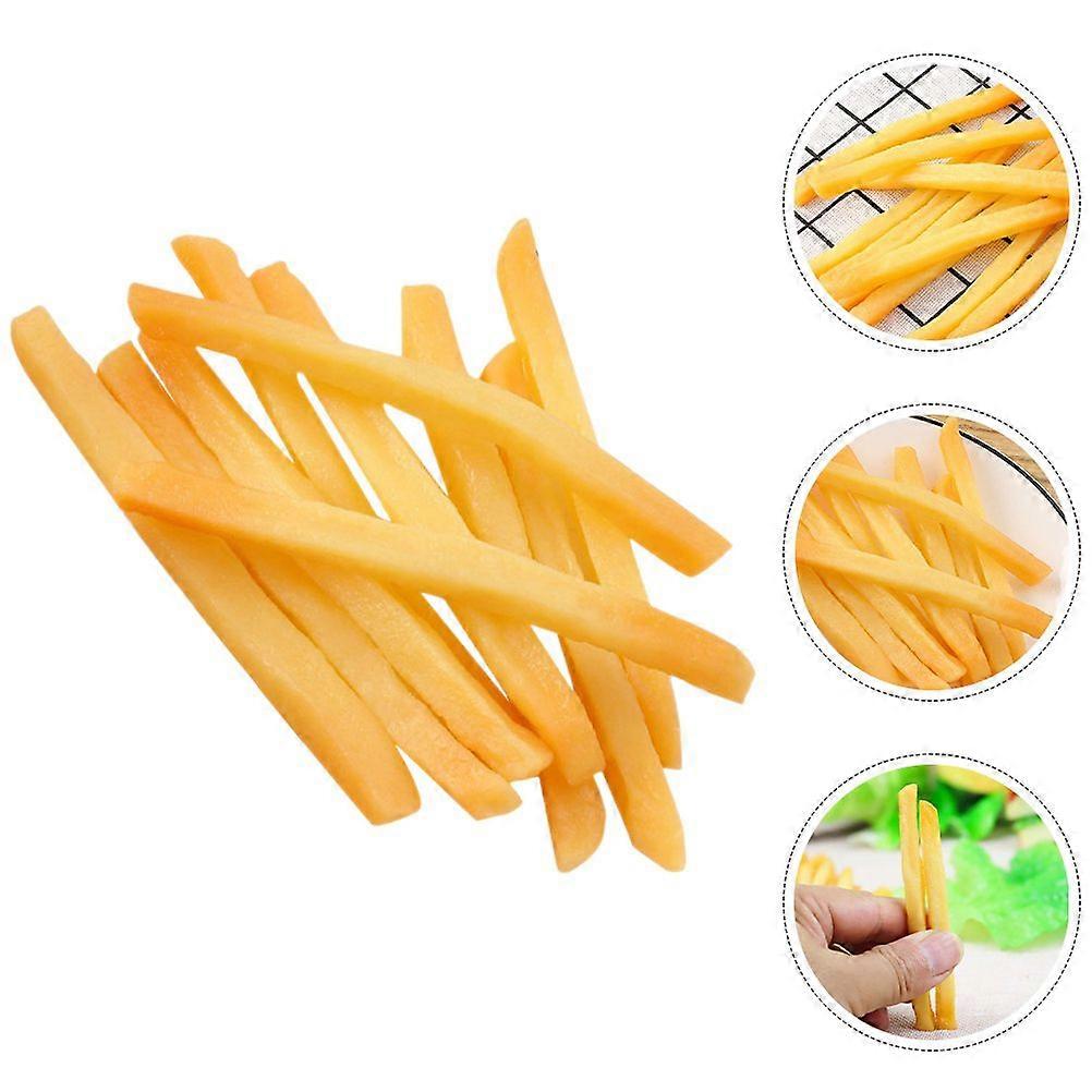 20pcs Realistic Fake French Fries Model Artificial Fast Food Simulation ...