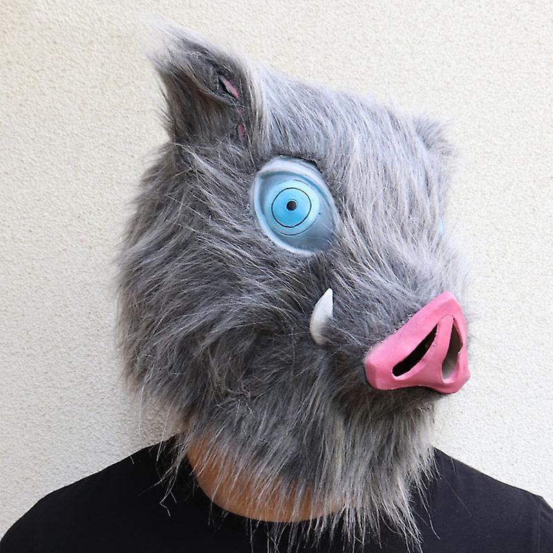 Anime Demon Slayer Kimetsu No Yaiba Hashibira Inosuke Cosplay Costume ...