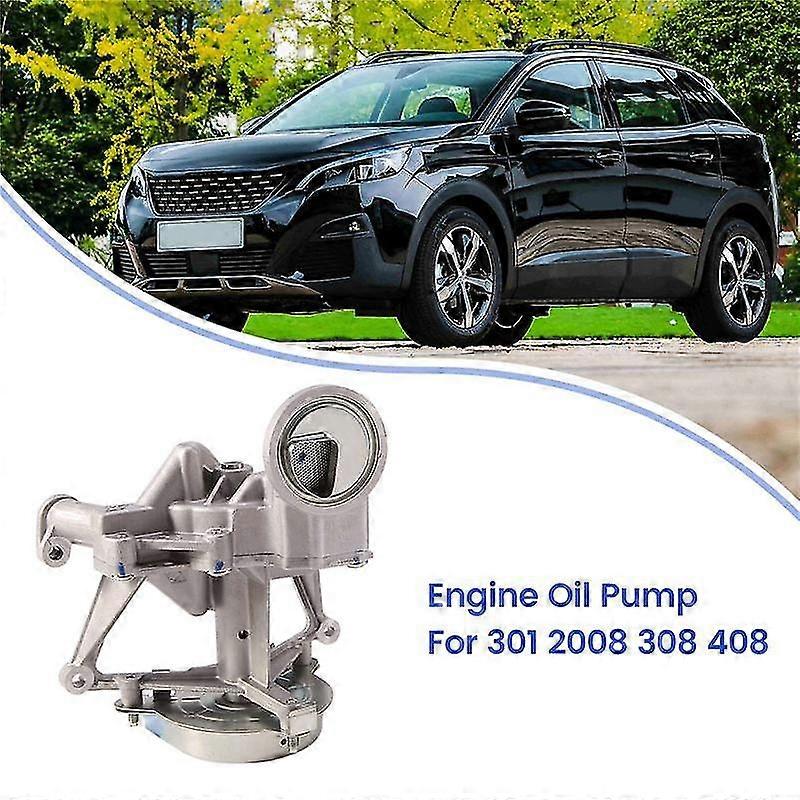 9674199380 Car Oil Pump Engine Oil Pump For 301 2008 408 Elysee C3 C4 ...