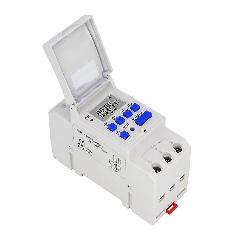 Weekly 7 Programmable Digital Switch Relay Timer Ac 230v 24v 12v 16a ...