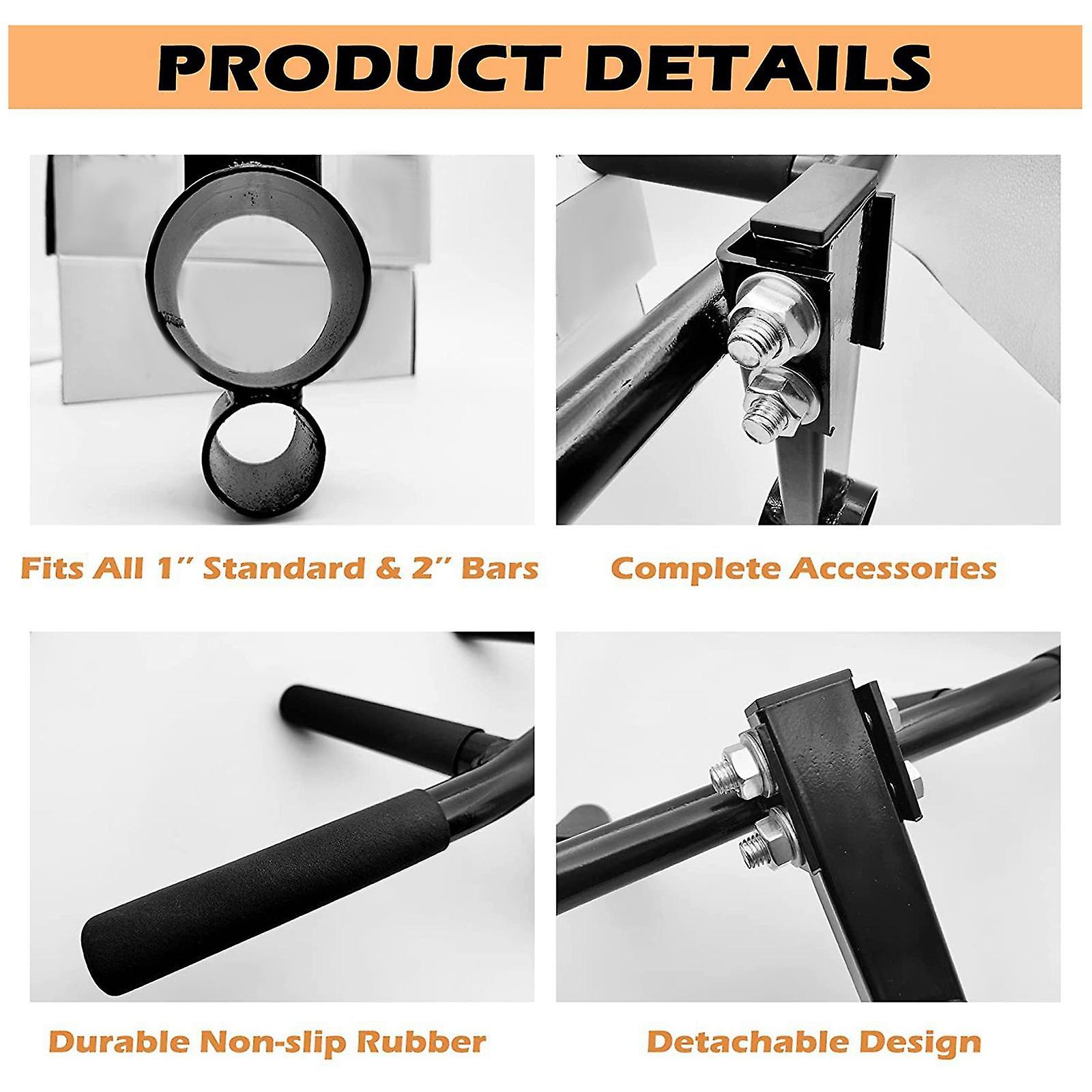 Portable T Bar Row Platform Barbell Attachment For Deadlift Squat ...