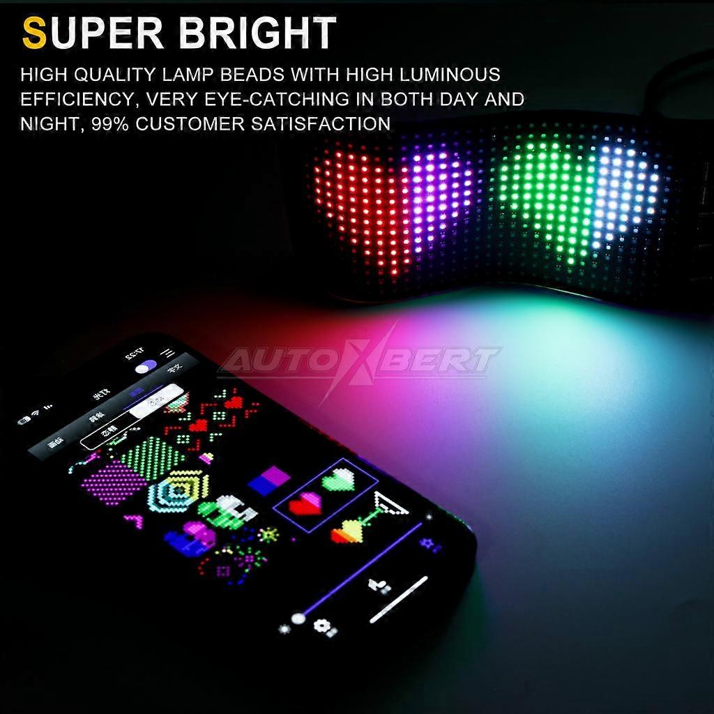 LED Car Sign Taxi Scrolling LED Sign Programmable Flexible LED Matrix ...