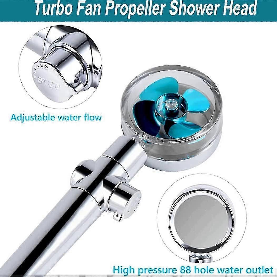 Turbo Hydro Jet Shower Headheld Handheld 360 Hydrojetting Shower Head ...