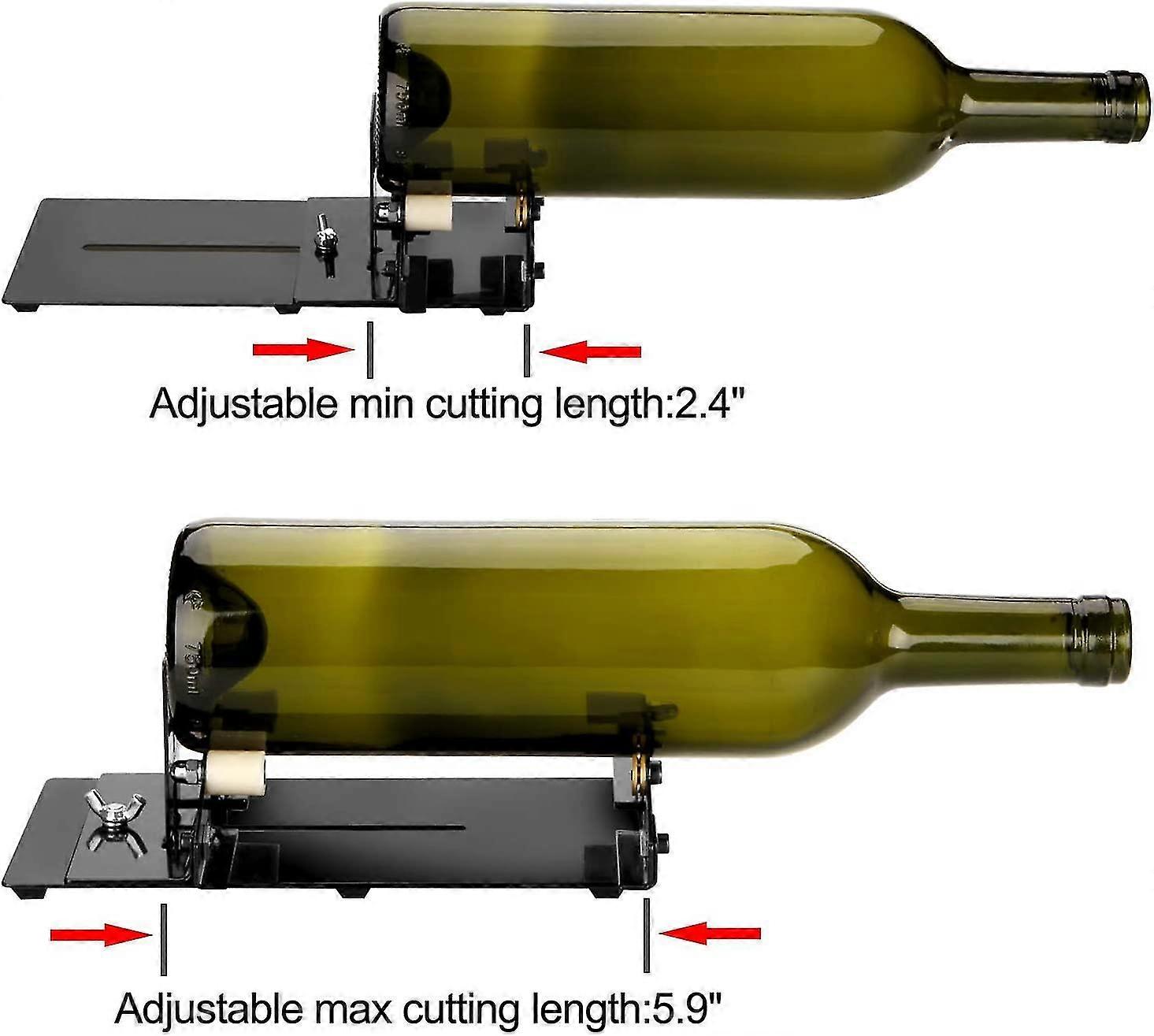 Glass Bottle Cutter, Square Round Bottle Cutting Machine, Wine Bottles ...