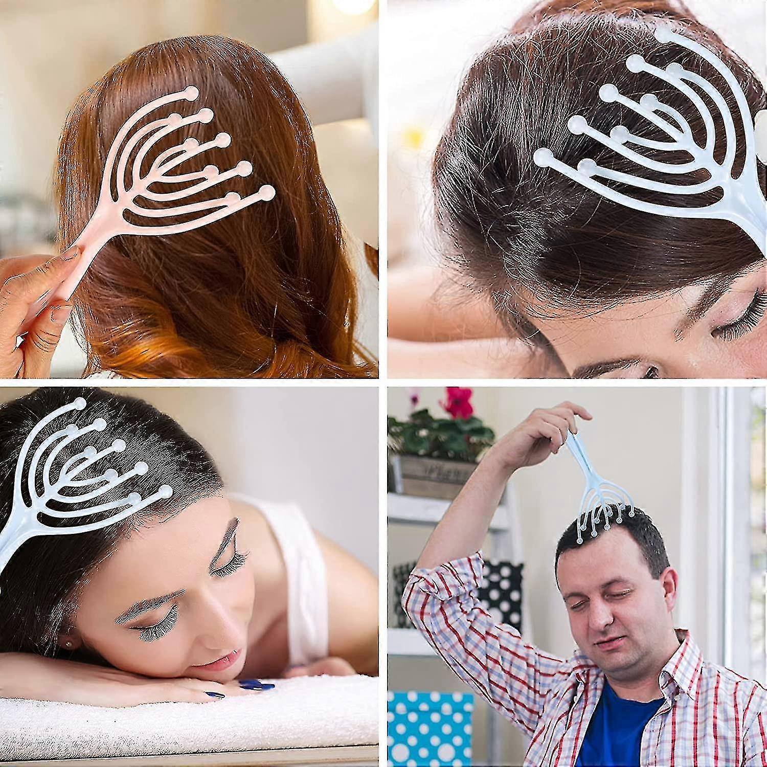 Scalp Head Massager - Portable 9 Claw Head Massager For Soothing Scalp ...
