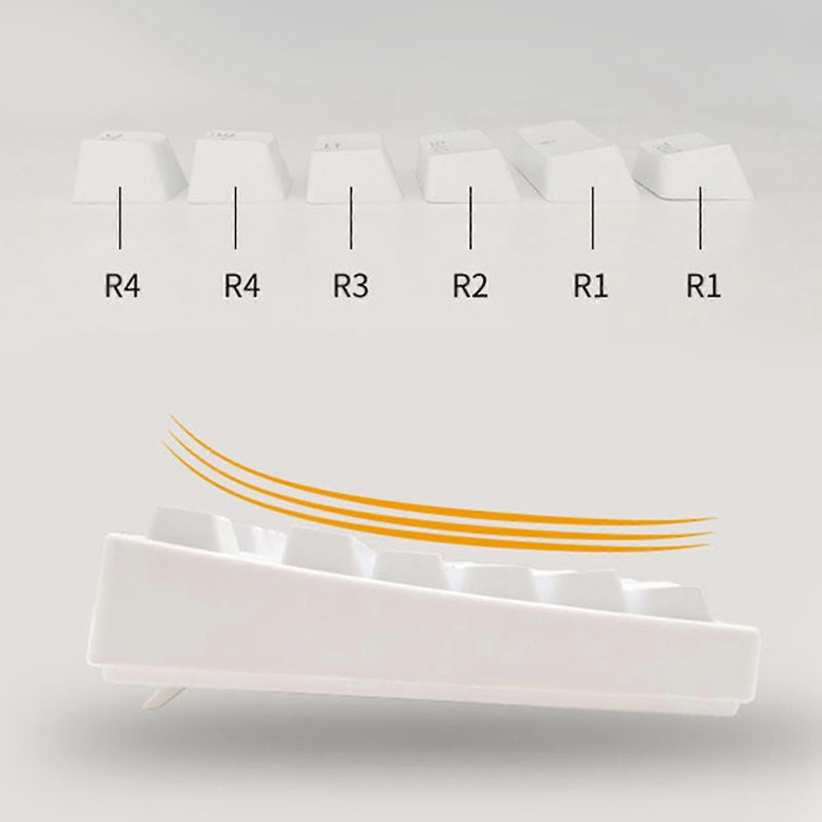 104keys Abs Plastic Esports Gaming Keycap Mechanical Keycap Caps For ...