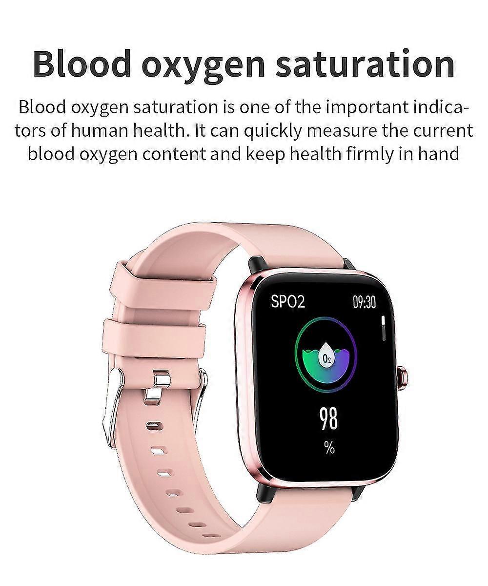 Multifunctional Smart Watch Bluetooth Call Body Temperature Detection Heart Rate Blood Pressure ...
