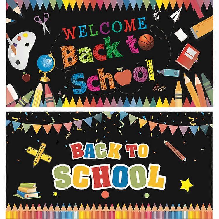 Welcome Back To School - Extra Large Fabric 180 x 90cm - First Day Of School Banner, Back To ...