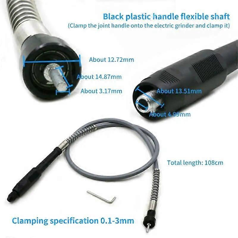 Flexible Shaft Tube Extension with 0.3mm Drill Chuck for Dremel Die ...