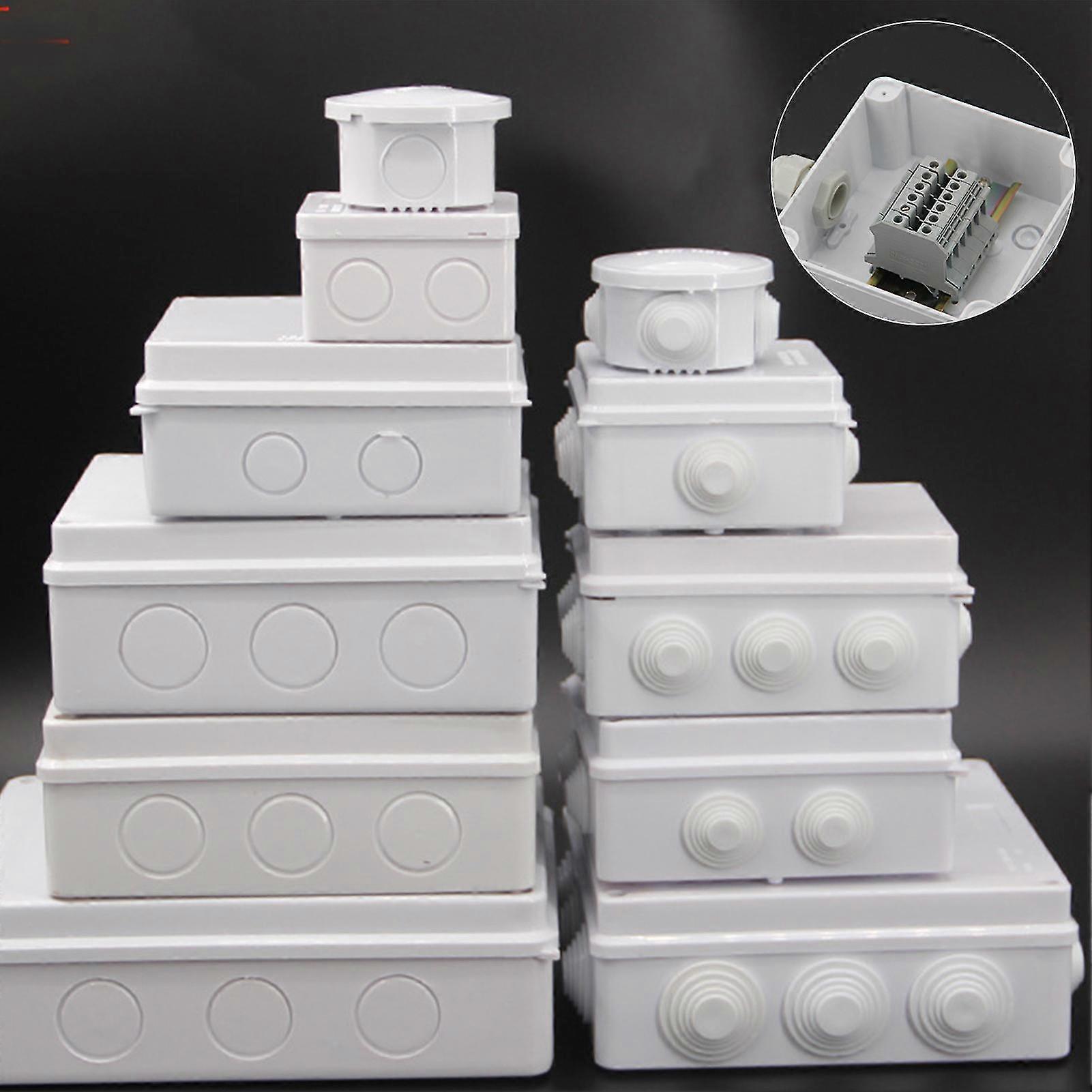 Waterproof Junction Box ABS Electrical Box for Indoor and Outdoor Cable ...