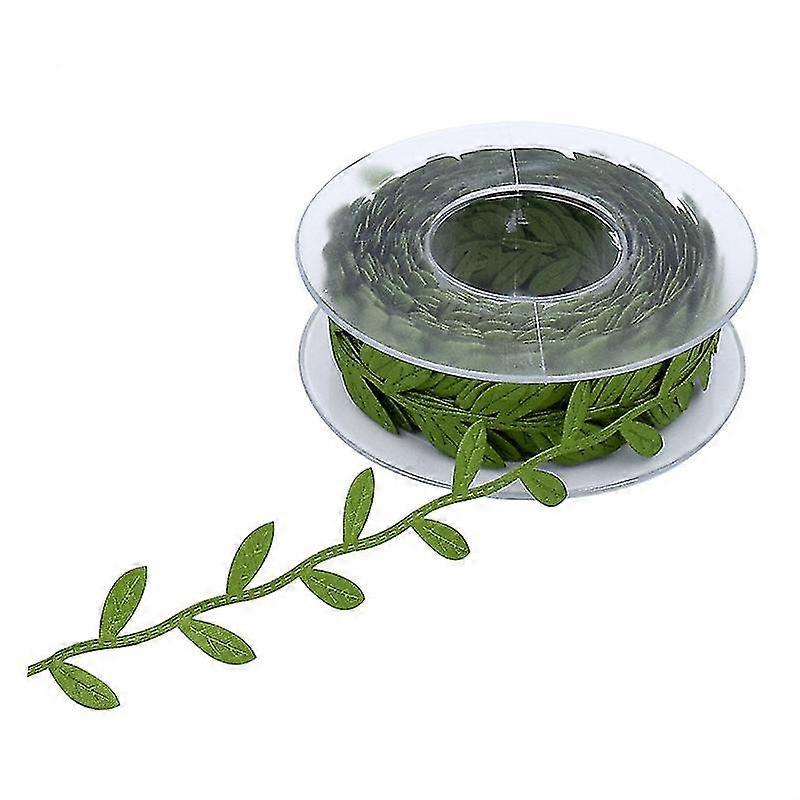 15m Lace Edge Craft Leaf Rattan Garland Ribbon Diy Leaf Decorative ...