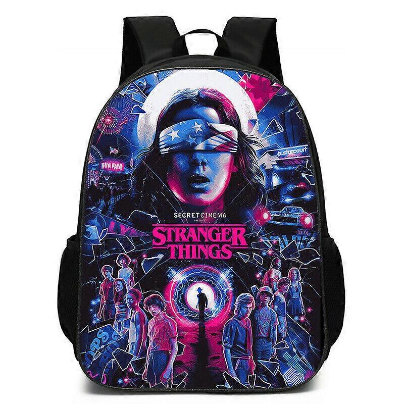 Kids Stranger Things Backpack School Bag | Fruugo UK