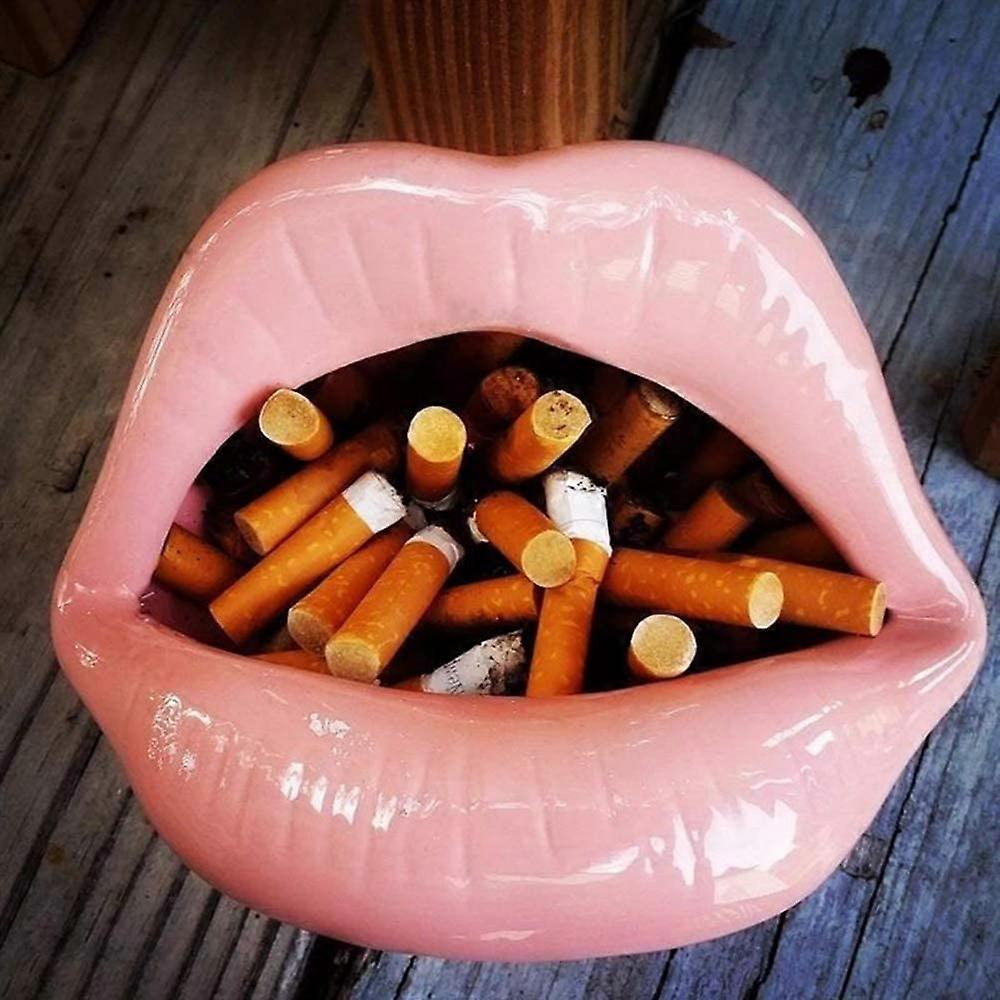 Ceramic Ashtray,Lip Cigarette Holder Smoking Accessories Lips Home ...