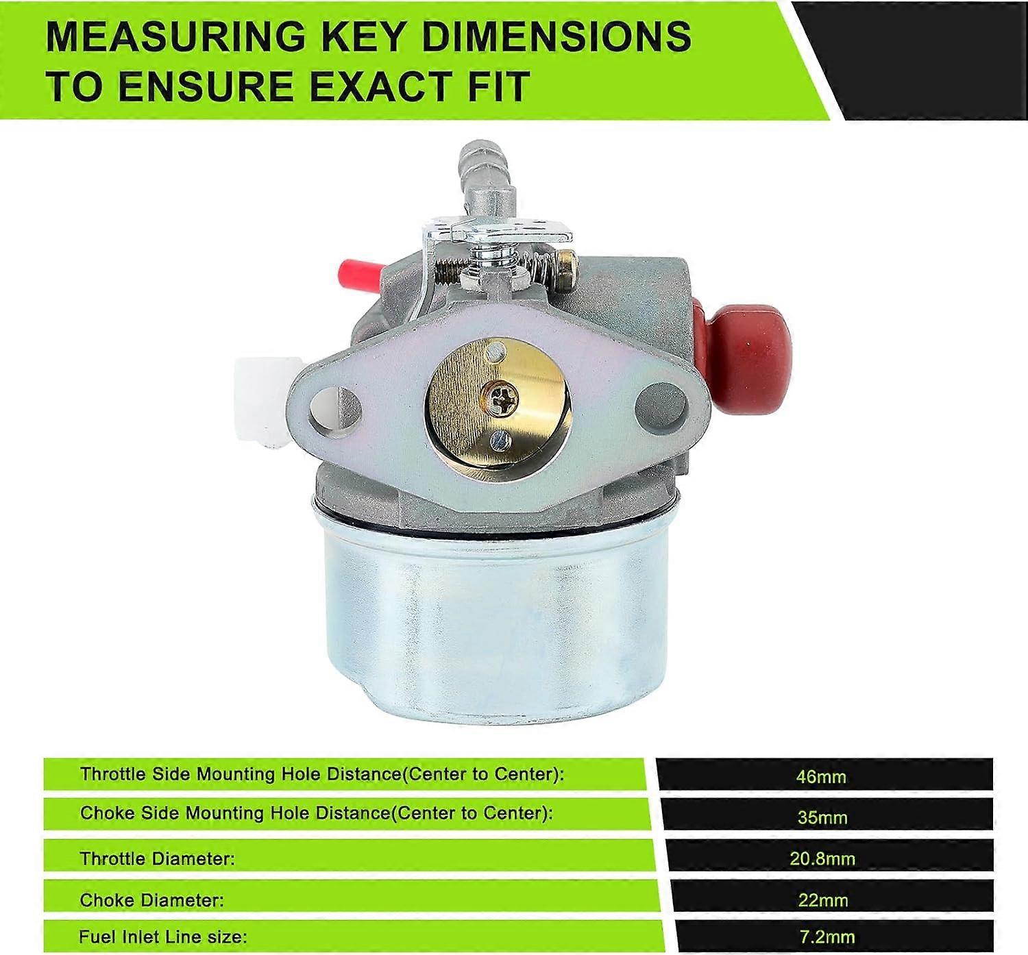 640350 Carburetor for Toro GTS 6.5hp 6hp 3.5hp Tecumseh 640271 640303 ...