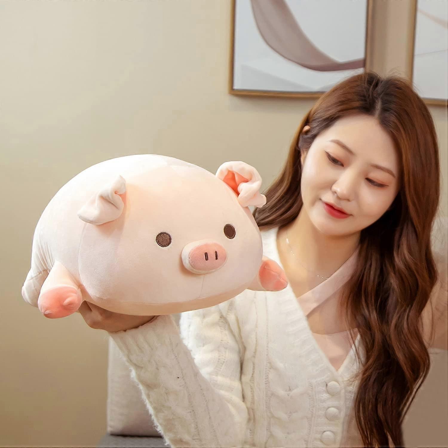 Pig Plush 15.7 Kawaii Plushies Cute Pillow Pig Stuffed Animal Plush ...