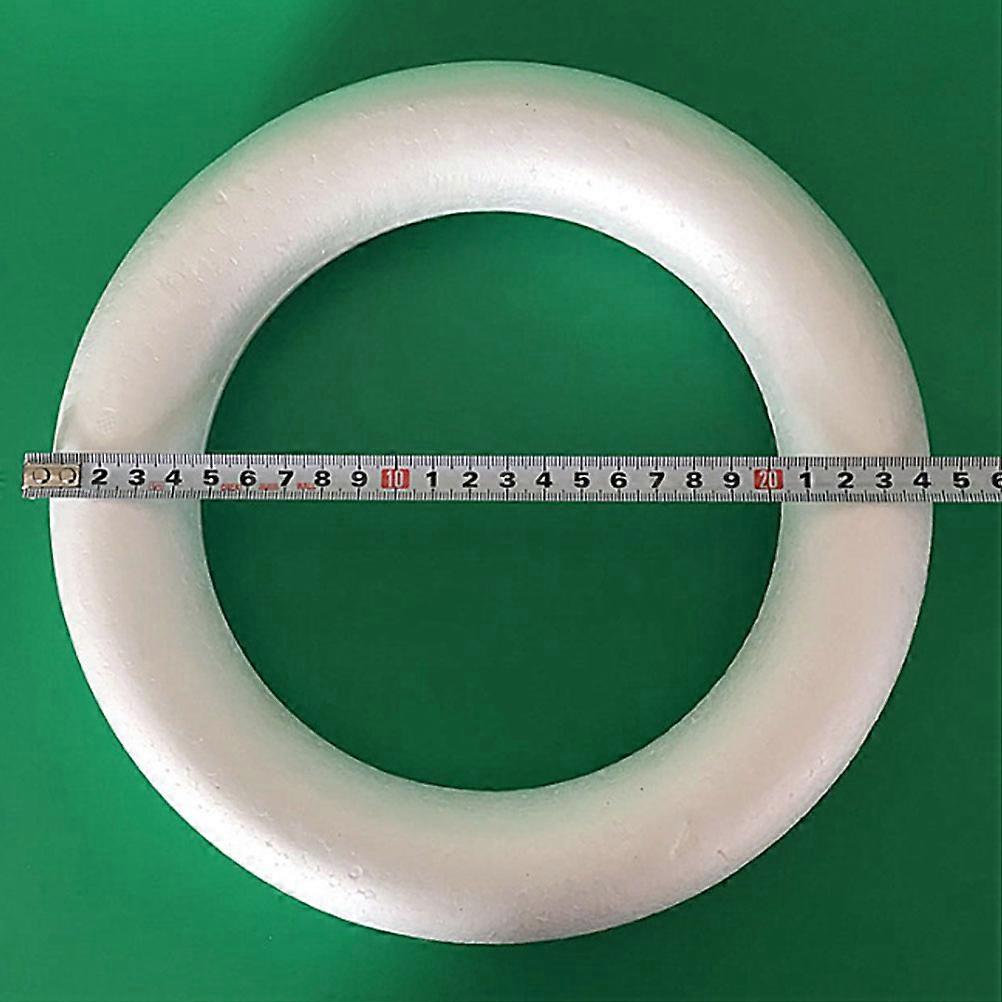 White Wreaths Front Door Round Foam Circles Modelling Mould Round Foam ...