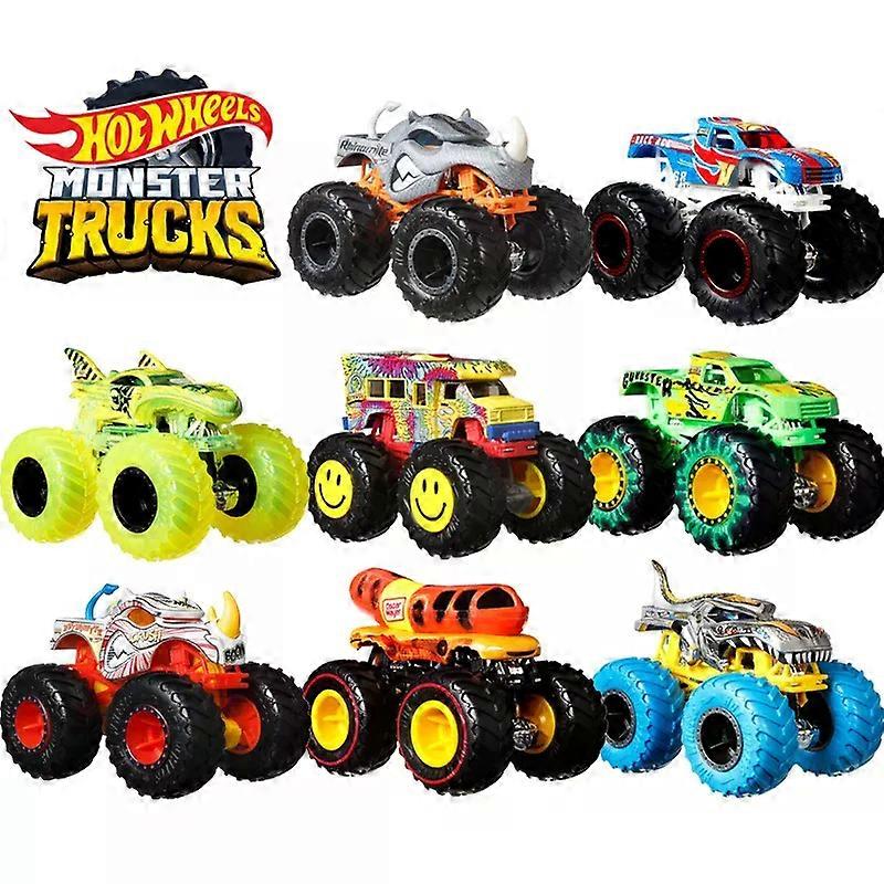 Wheels Monster Trucks Car Model Diecast 1/64 Big Foot Vehicle Wild ...