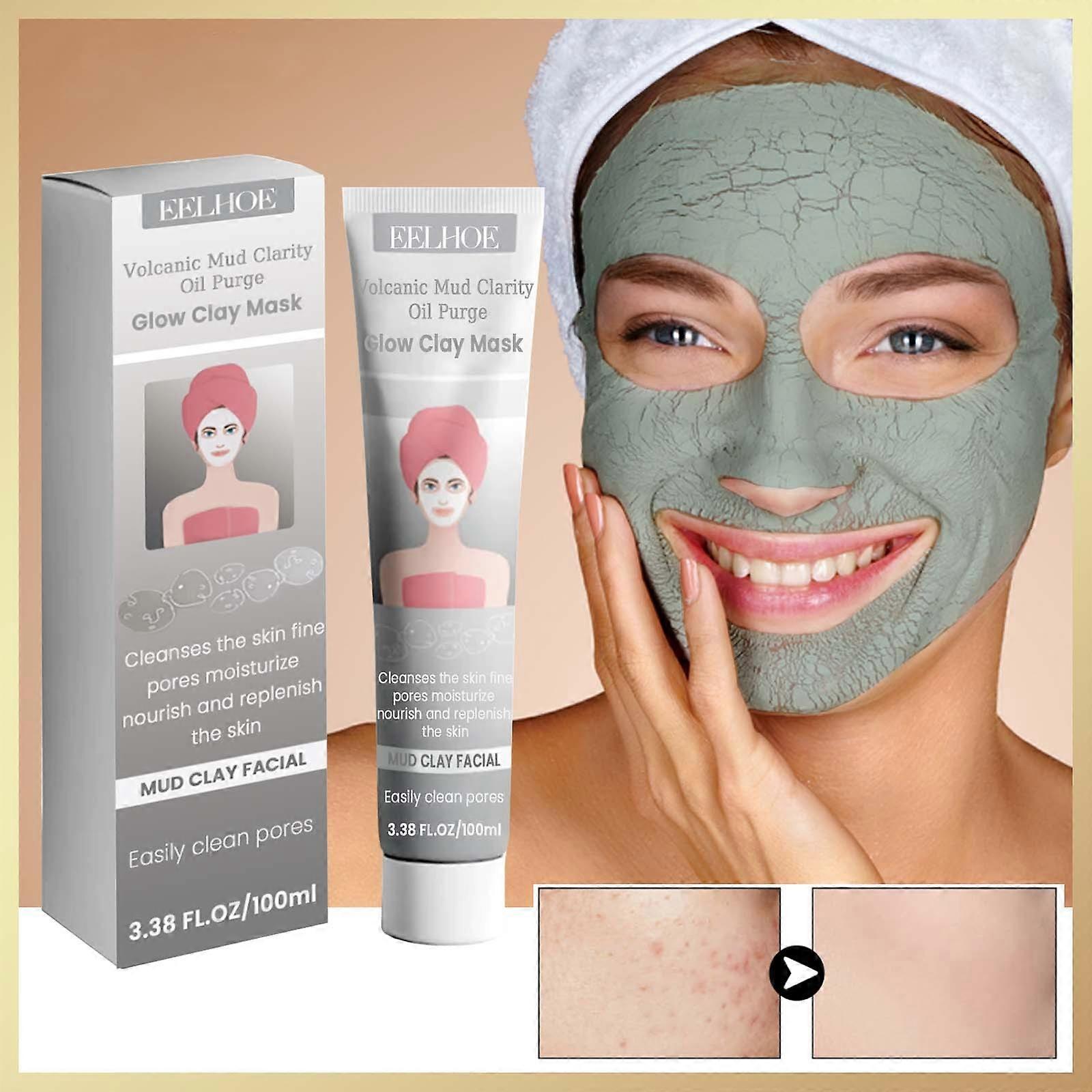 Volcano Mud Shower Whitening Mud Oil Control Cleaning Skin Exfoliating ...