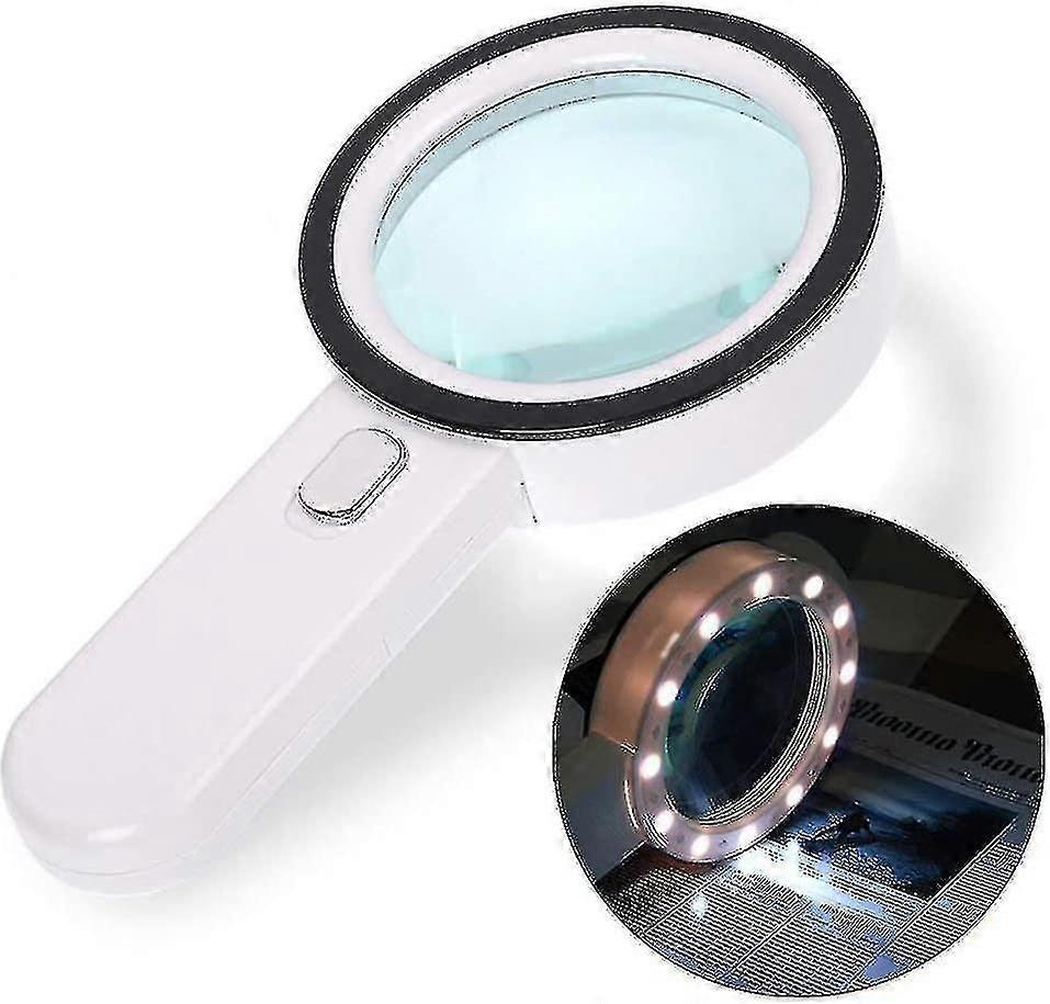Led Magnifiers Reading Magnifier Magnifying Glass 30x Magnifying Glass ...