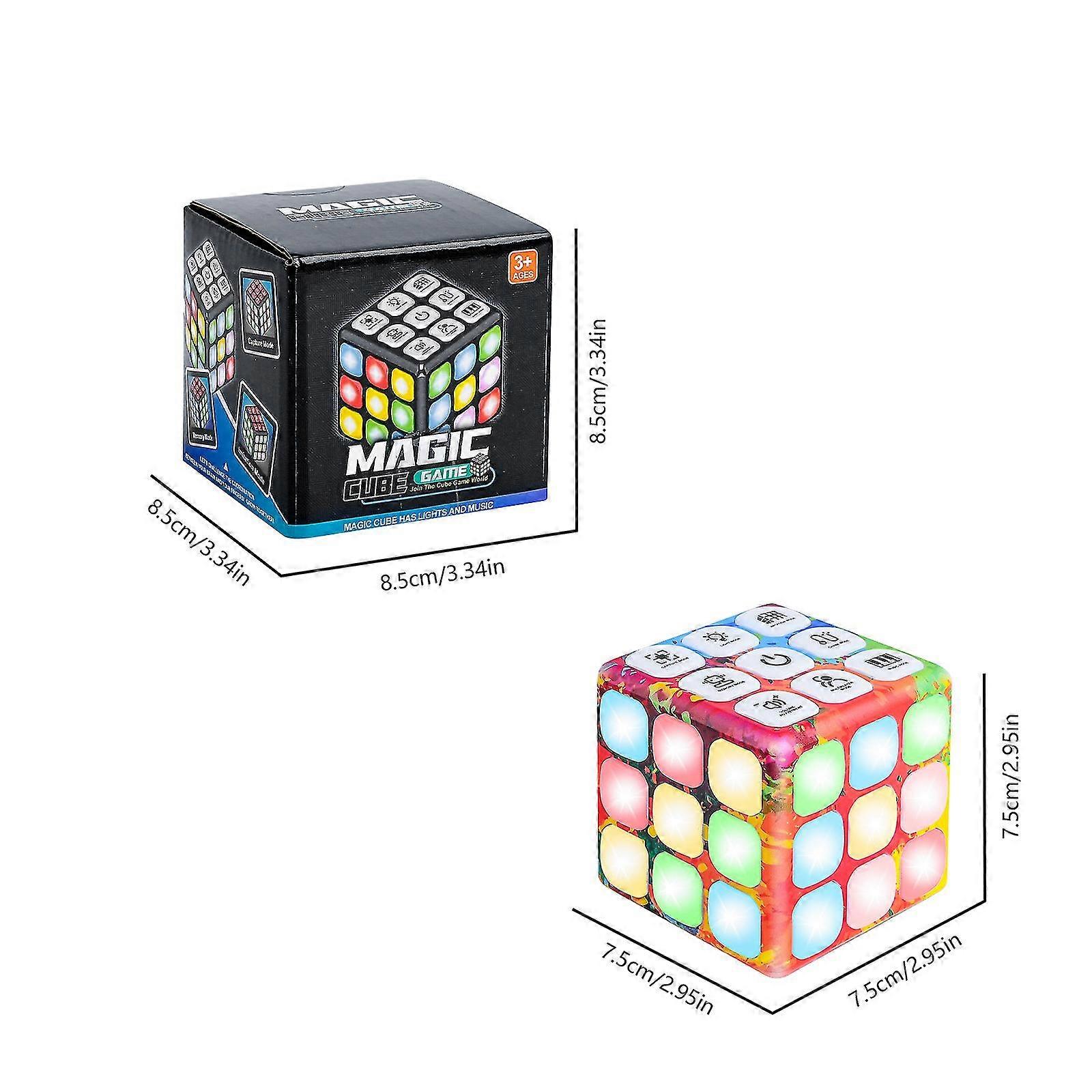 2025 LED Flashing Cube Memory Game - Electronic Handheld Game, 5 Brain ...