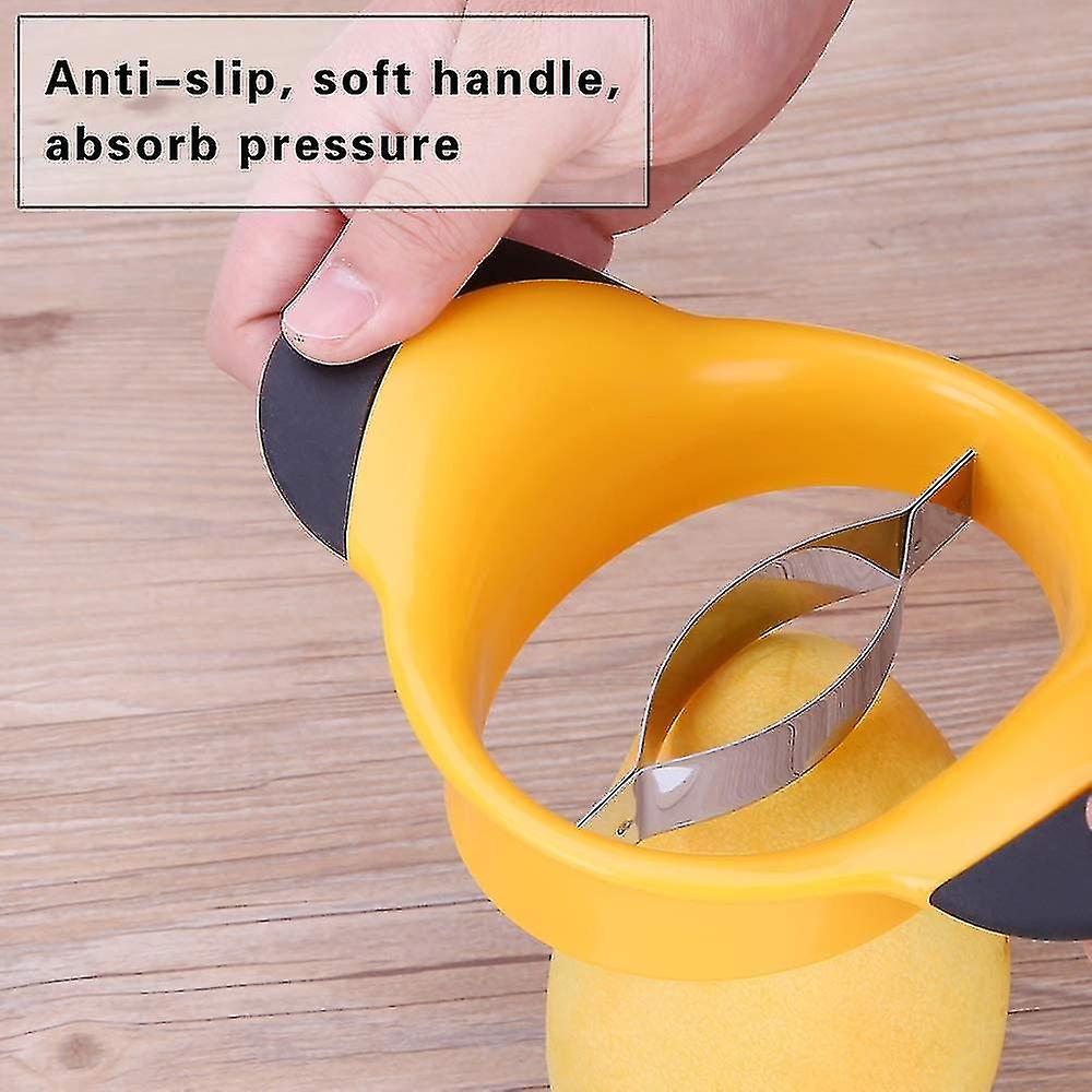 Stainless Steel Mango Slicer - Extra Large Mango Corer, Ultra-sharp ...